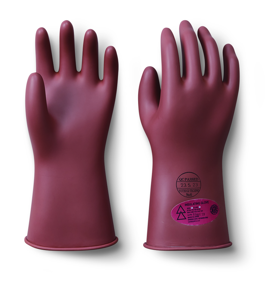 LOW VOLTAGE RUBBER INSULATING GLOVES – IEC/CE | ヨツギ英語サイト